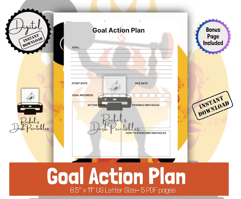 Fit Goals: Your Ultimate Action Plan Tracker for Fitness Goal, Goal ...