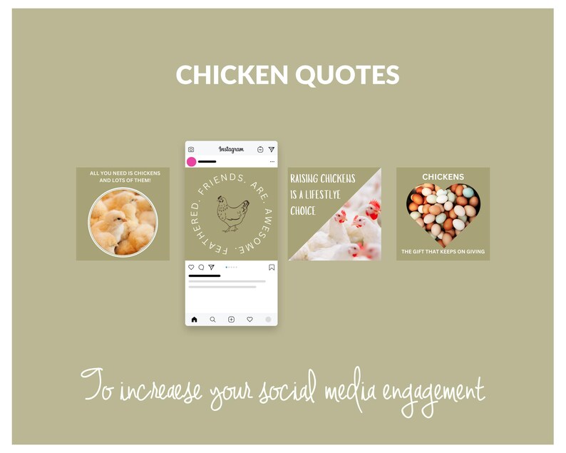 20 CHICKEN POSTS QUOTES Instagram | Inspirational Social Media Quotes ...