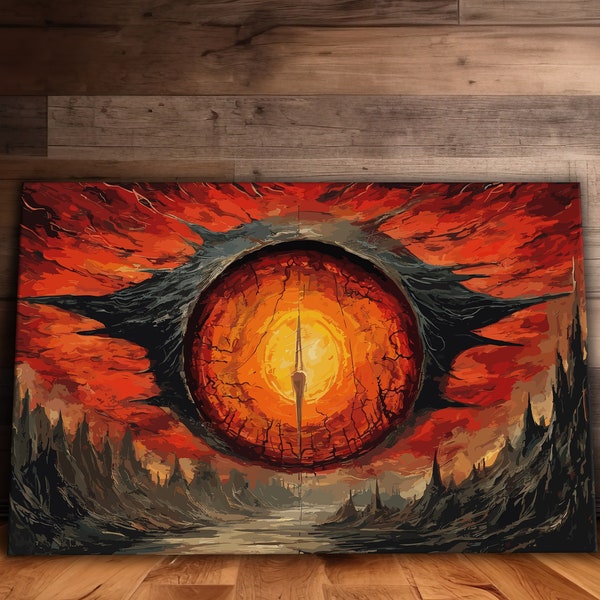 The Eye of Sauron Print - Etsy
