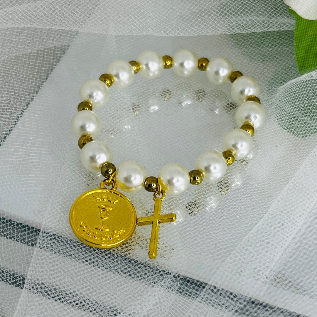 First Communion Bracelet, Religious Bracelet, Religious Jewellery ...