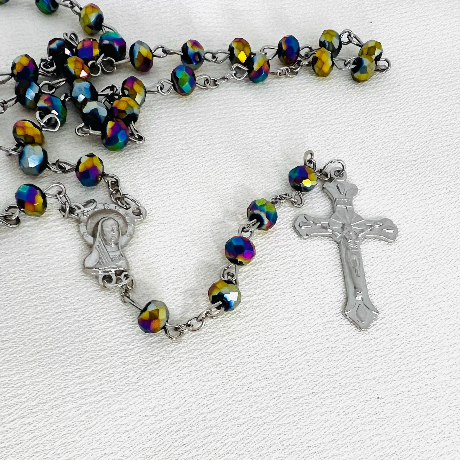 Rosary Beads, Rosary, Confirmation, Religious Gift, Religious Jewellery ...