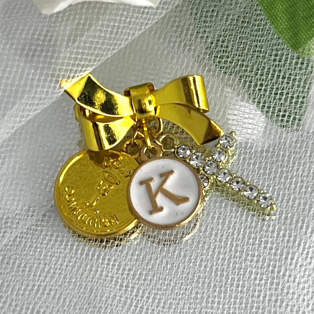 Communion Pin, Baby Keepsake Pin, Baby Pin, Personalised Pin ...