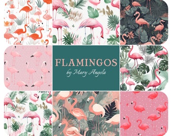 Minimal Bunny and Spring Flowers Digital Paper Bundle, Seamless Repeat Pattern, Printable ...