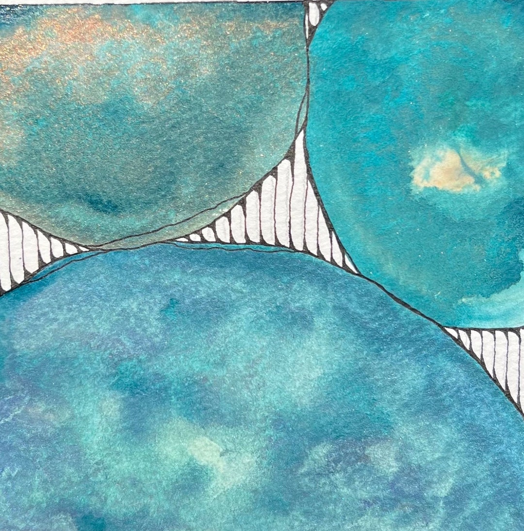 Earth Stones 6, Mini Abstract Painting, Earth Painting, Small Abstract ...