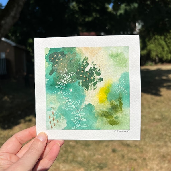 Small Abstract Art - Etsy