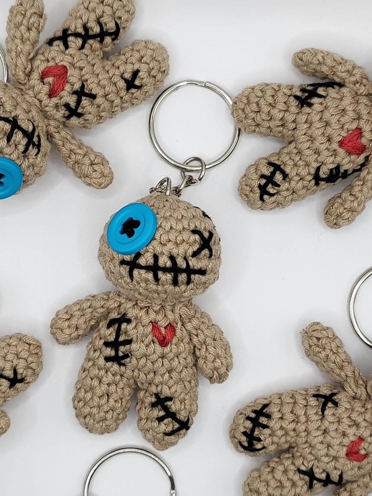 Crochet Voodoo Doll Keychain - Etsy