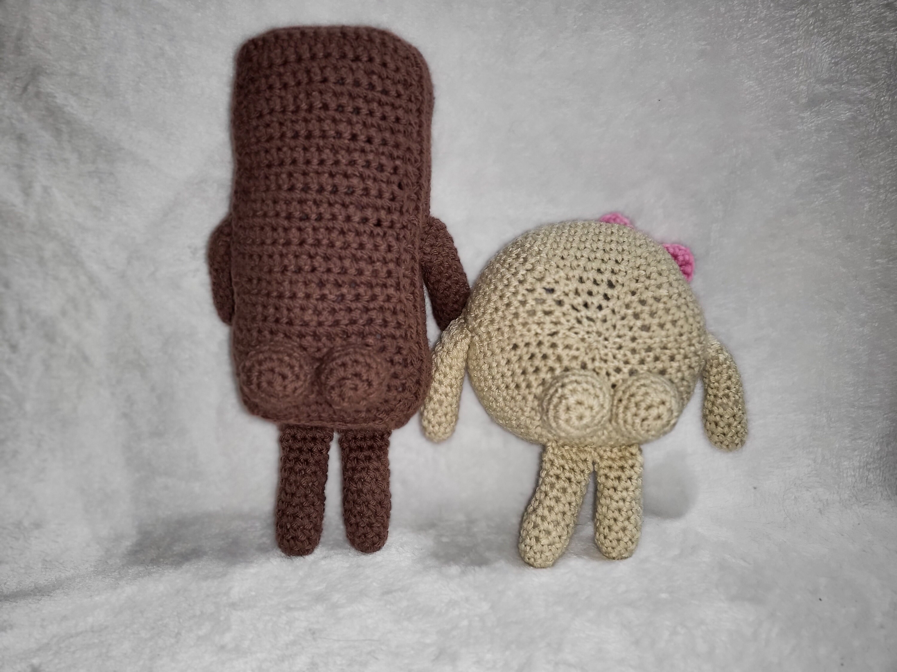Crochet Choco and Pancake Plushie Set - Etsy