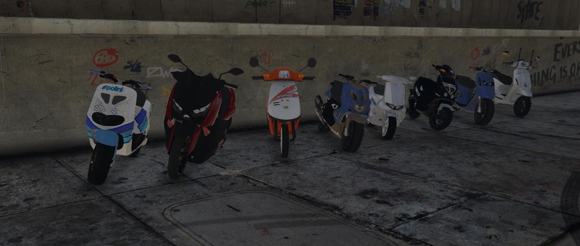 8 Pack Moped Scooter Bundle for Fivem - Etsy