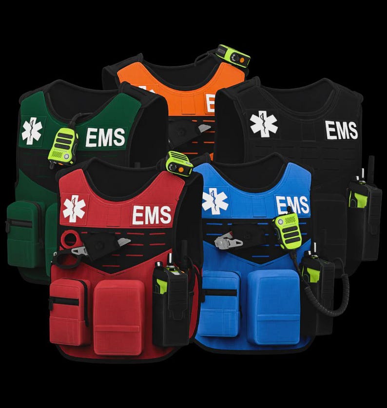 5-pack EMS Vest Textures for Fivem | Instant Download - Etsy