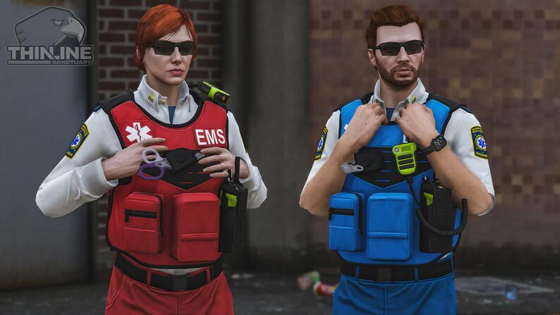 5-pack EMS Vest Textures for Fivem | Instant Download - Etsy