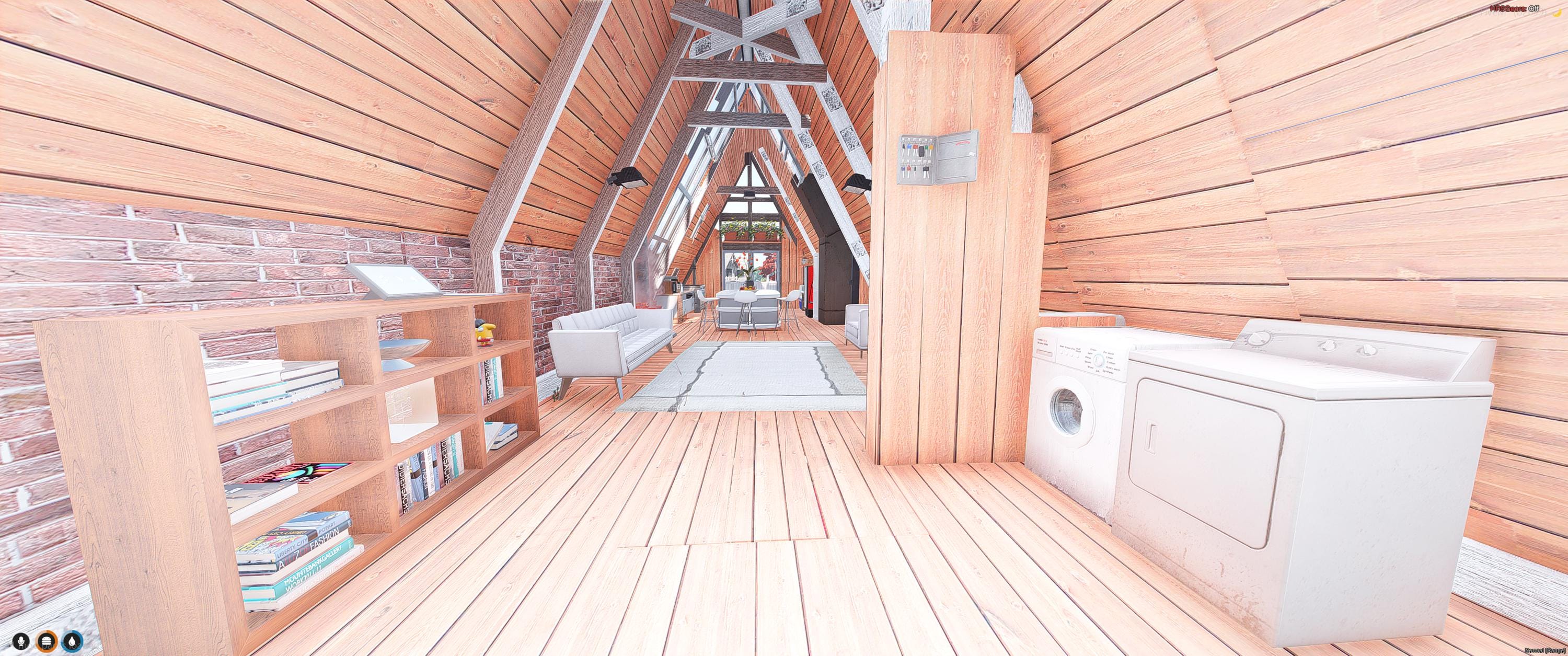 Fivem A-frame Beach House MLO | Coastal Cabin Interior & Oceanfront ...