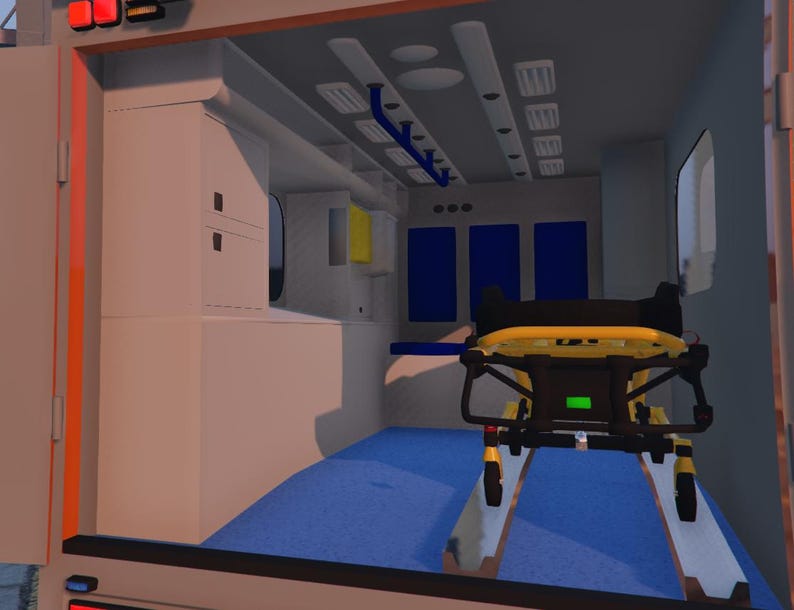 Fivem Coast Guard Ambulance Truck + Trailer & Jet Ski | UV Mapped ...