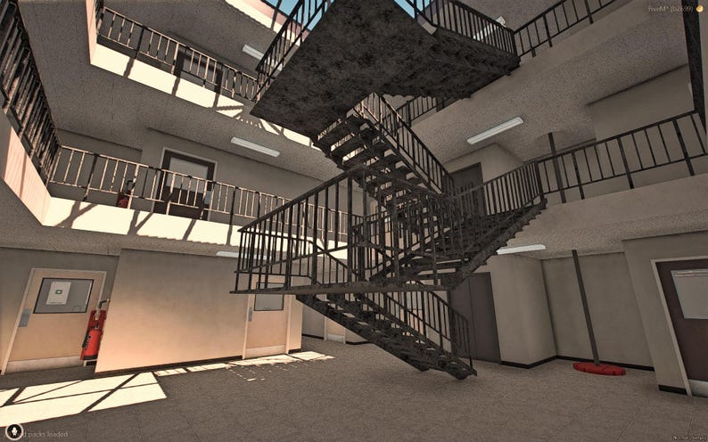 Fivem Fire Station MLO | Modern GTA V Firehouse Map | Custom Interior ...