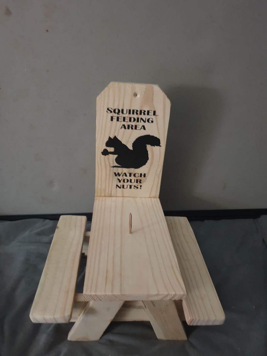 Cute Squirrel Picnic Table - Etsy