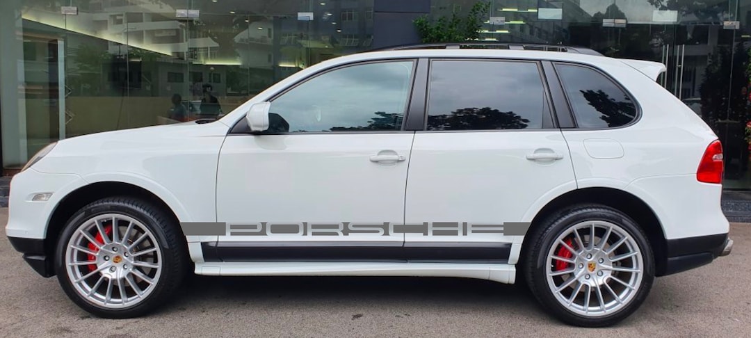 NEGATIVE Stripe Custom Side Decals for Porsche Cayenne - Etsy