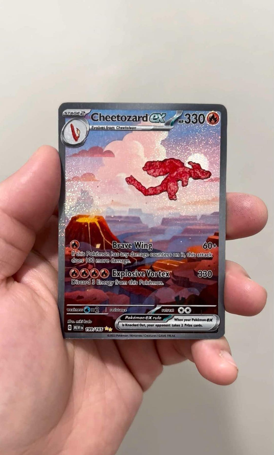 Cheetozard Custom Card - Holographic Replica - Premium Fan-made - Etsy