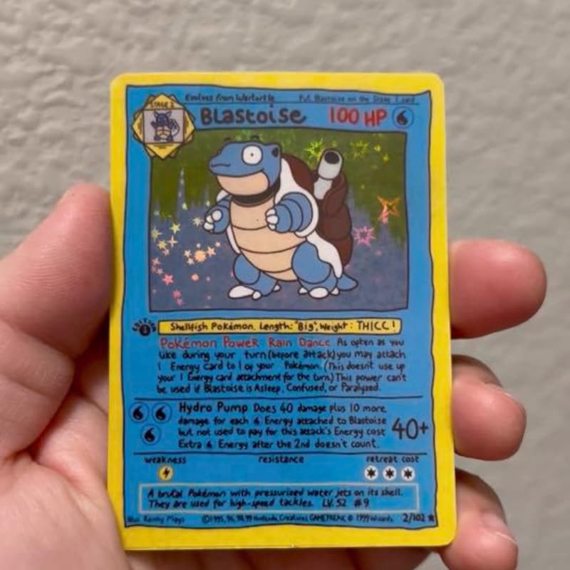 Pokemons Custom Card - Etsy