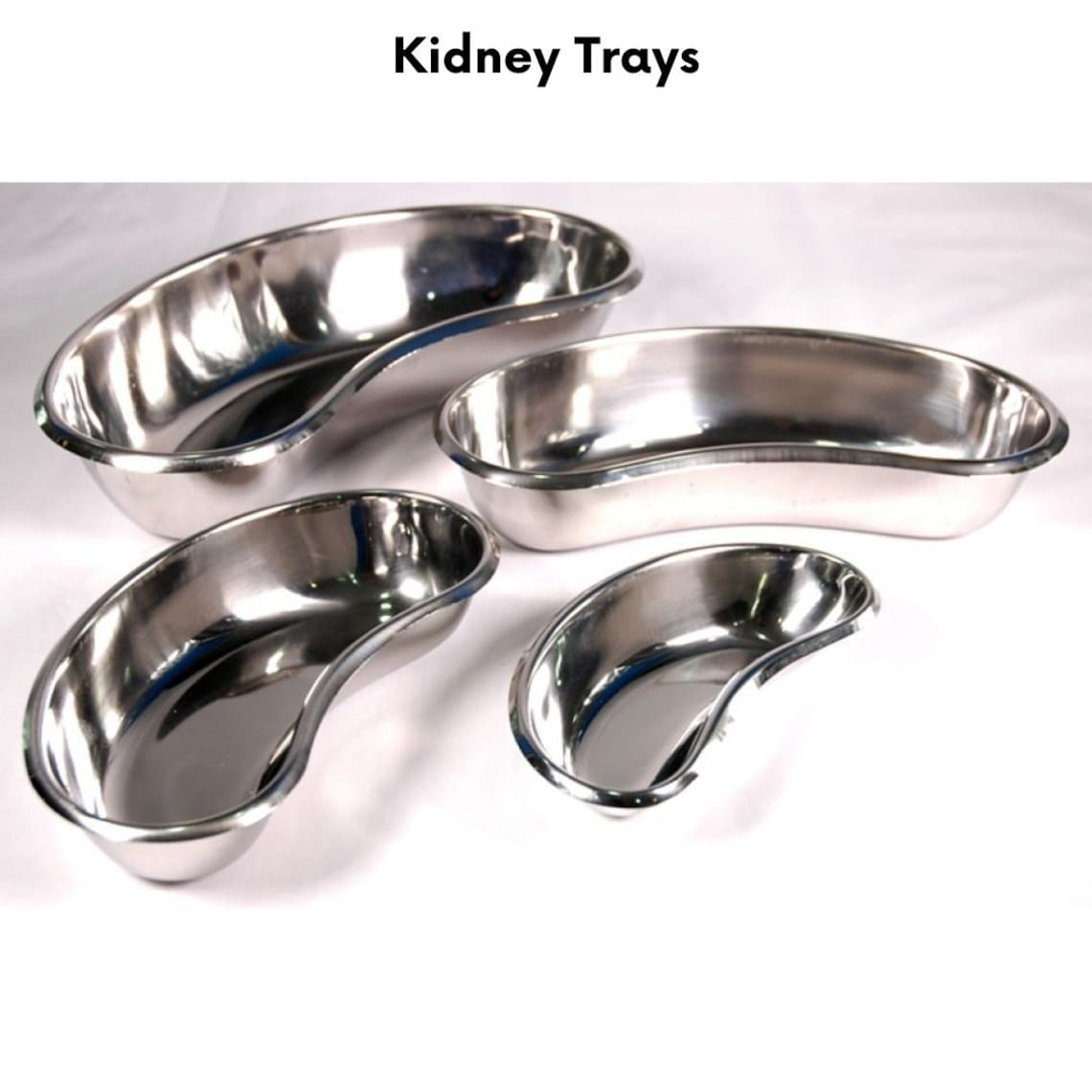 Surgical Kidney Tray Set of 4 Pcs Medical Dental Kidney Tray Kidney ...