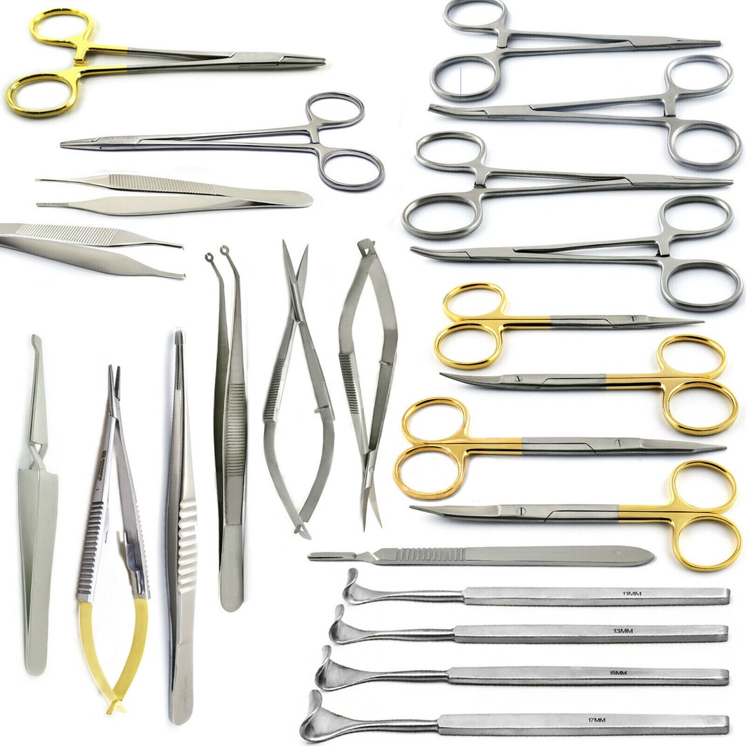 Blepharoplasty Instruments Kit Micro Eye Surgery Ophthalmic Eyelid ...