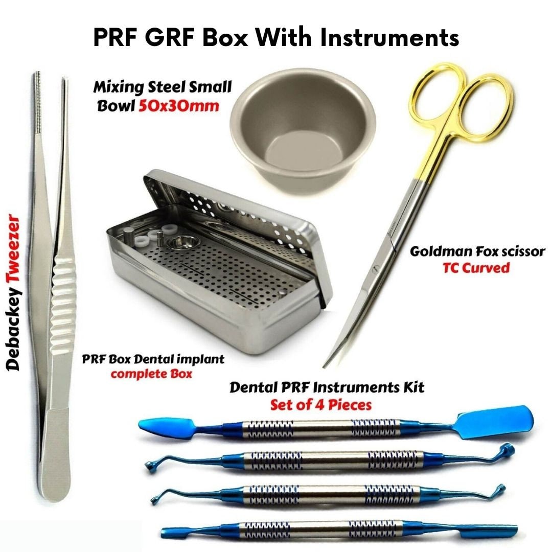 5 Sets Dental PRF Box & PRF Instruments Set GRF System Platelet Rich ...