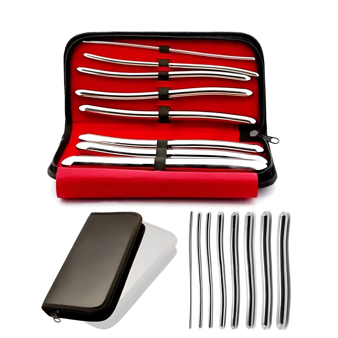 Hegar Dilator Sounds Set of 8PCS Uterine Dilator Set Urethral Sounds ...