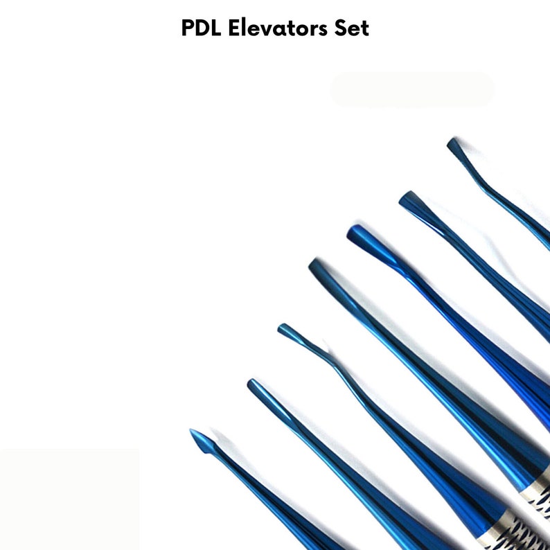 7 Pcs PDL Luxating Dental Root Tip Extraction Elevators Set Proximators ...