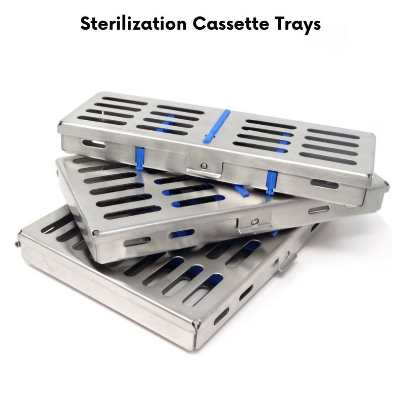 Autoclavable Sterilization Cassette Tray Rack Set of 3 for 5, 7 & 10 ...