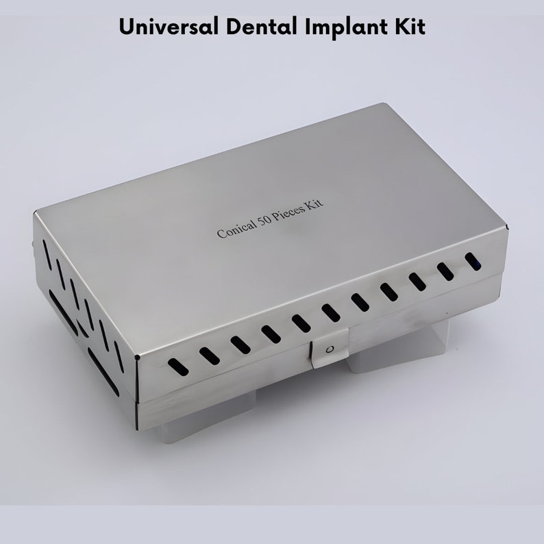 Universal Dental Implant Kit 50 Pcs Torque Wrench Drills Trephine Bone ...