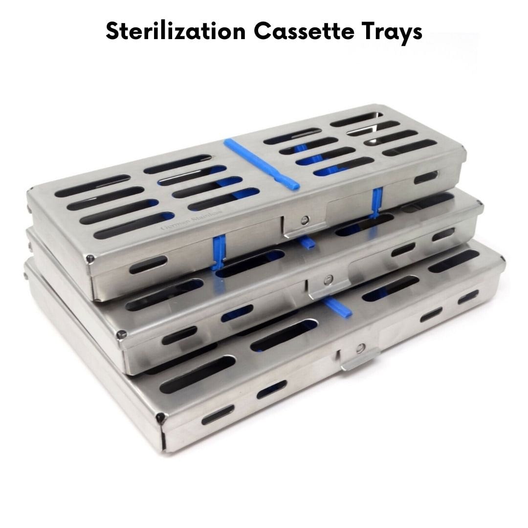 Autoclavable Sterilization Cassette Tray Rack Set of 3 for 5, 7 & 10 ...