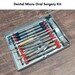 Dental Micro Oral Surgery 9 Pcs Maxillofacial Instruments Kit With ...