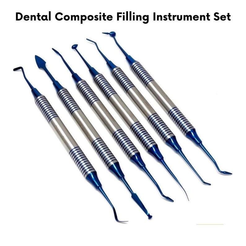 10x Dental Composite Filling Set 6pcs/set Dental Composite Resin ...