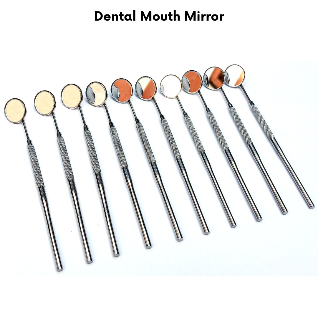 200pcs Stainless Steel Dental Exam Mouth Mirrors Oral Dental - Etsy