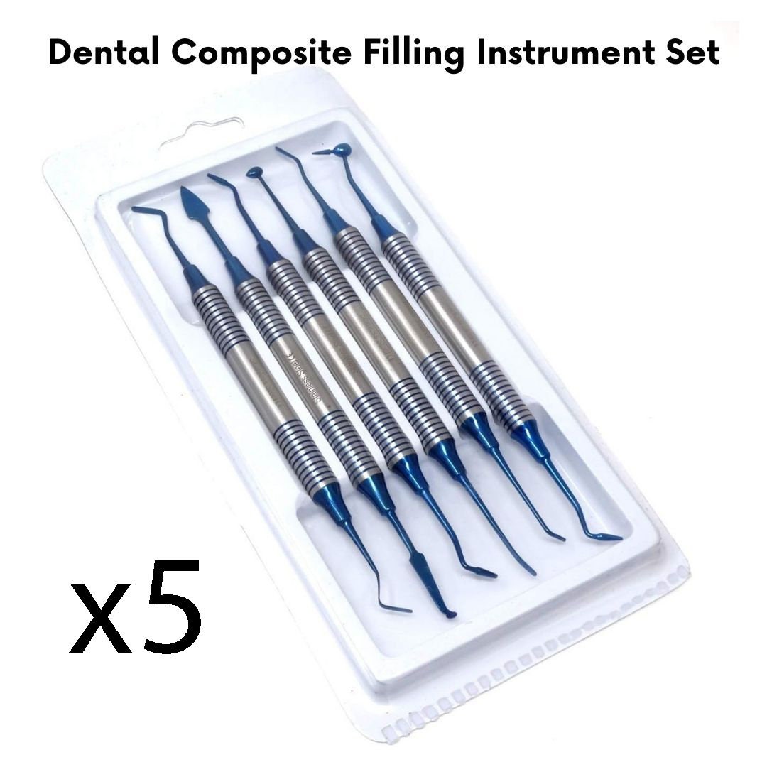 5x Dental Composite Resin Filling Repair Spatula Tools Filling ...