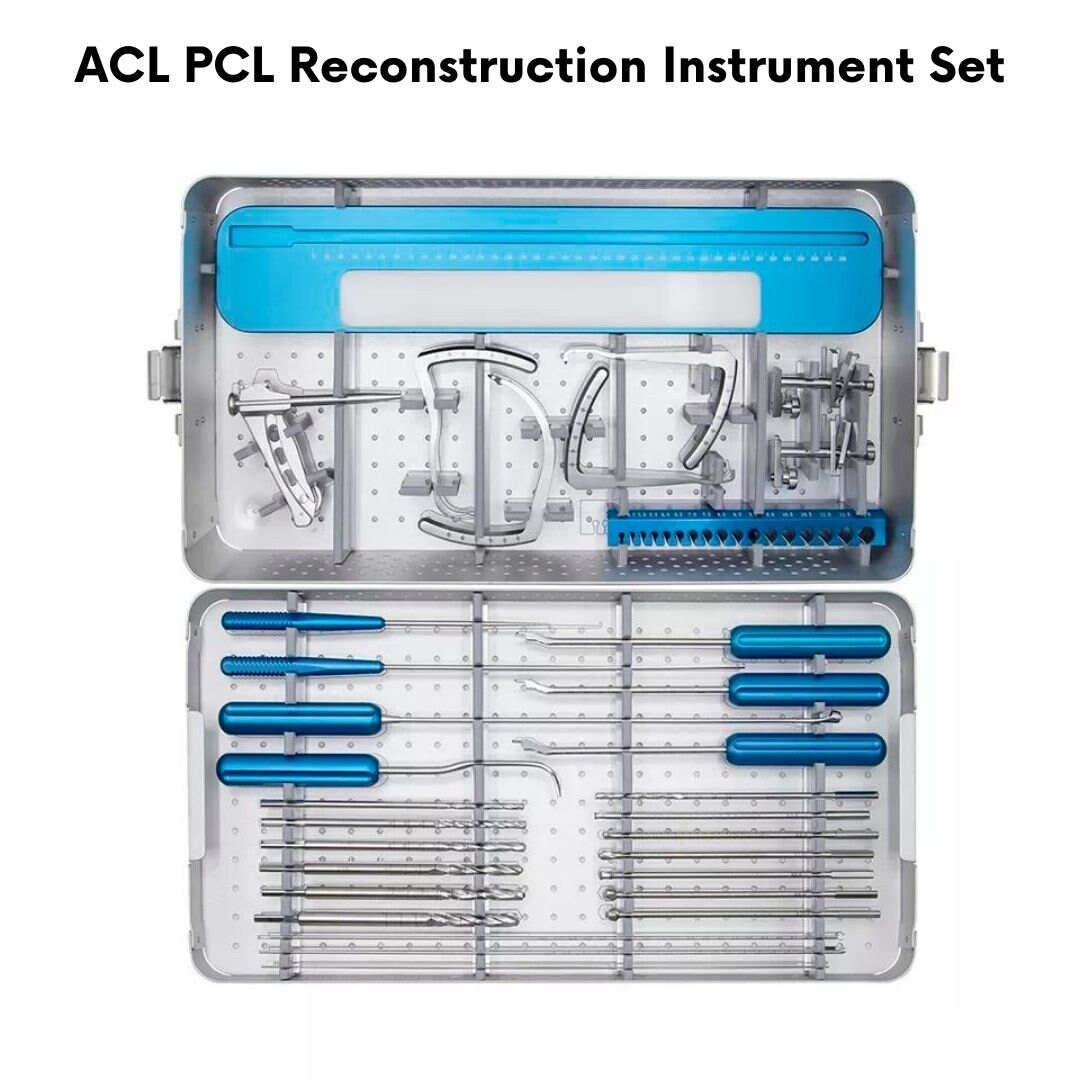 ACL / PCL Reconstruction Instruments Set Knee Arthroscopy Instruments ...