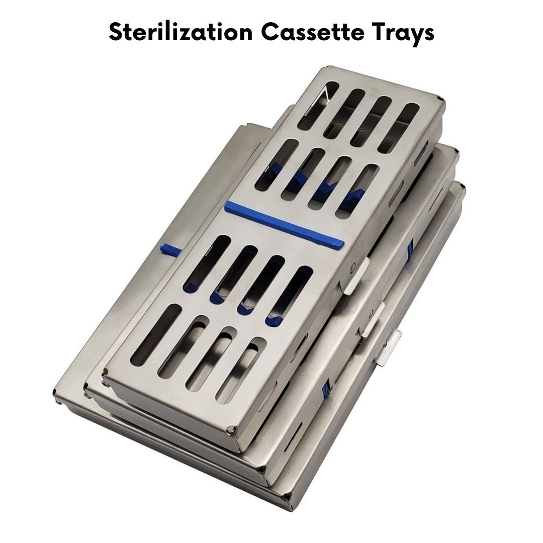 Autoclavable Sterilization Cassette Tray Rack Set of 3 for 5, 7 & 10 ...