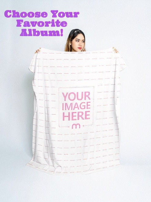 Customizable Album Cover Blanket, Favorite Band, Music Memorabilia ...