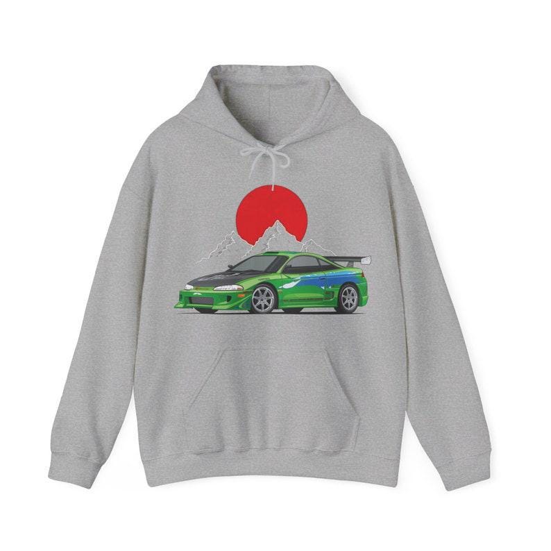 1995 Mitsubishi Eclipse Fast and Furious Hoodie - Sports Car Sweater ...
