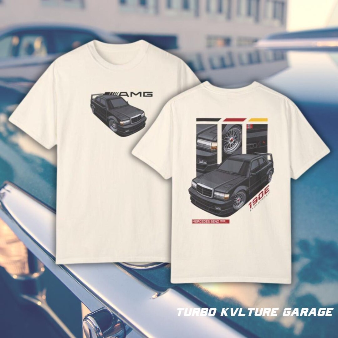 Mercedes AMG Shirt - Classic Car Shirt, Mercedes 190E Shirt, Mercedes ...
