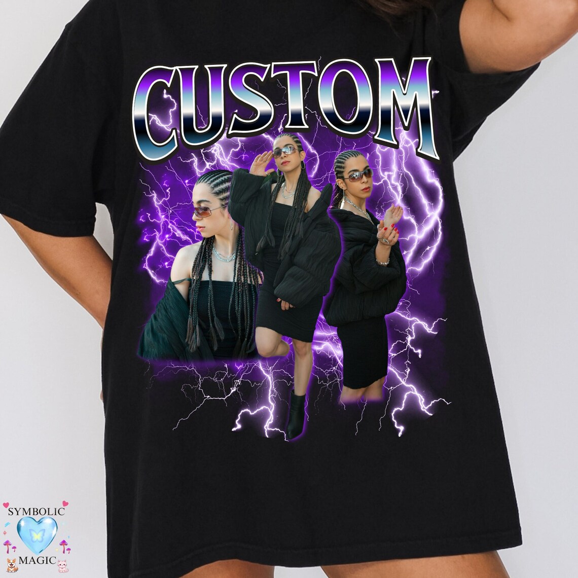 Custom Bootleg Rap Tee,custom Photo Vintage 90s T-shirt,90s Vintage ...