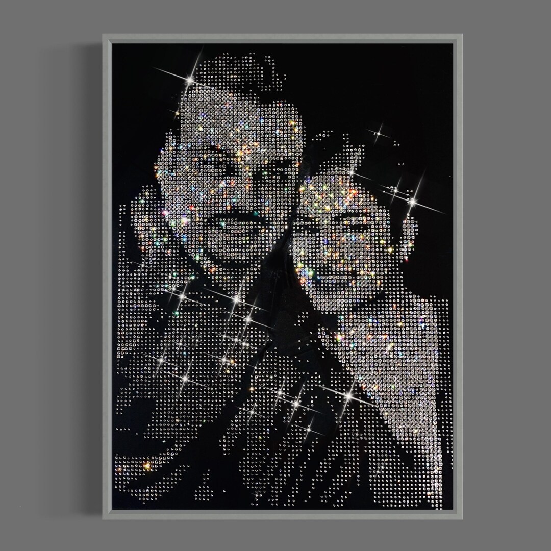 Drawing From Photo, Swarovski Portrait - Etsy