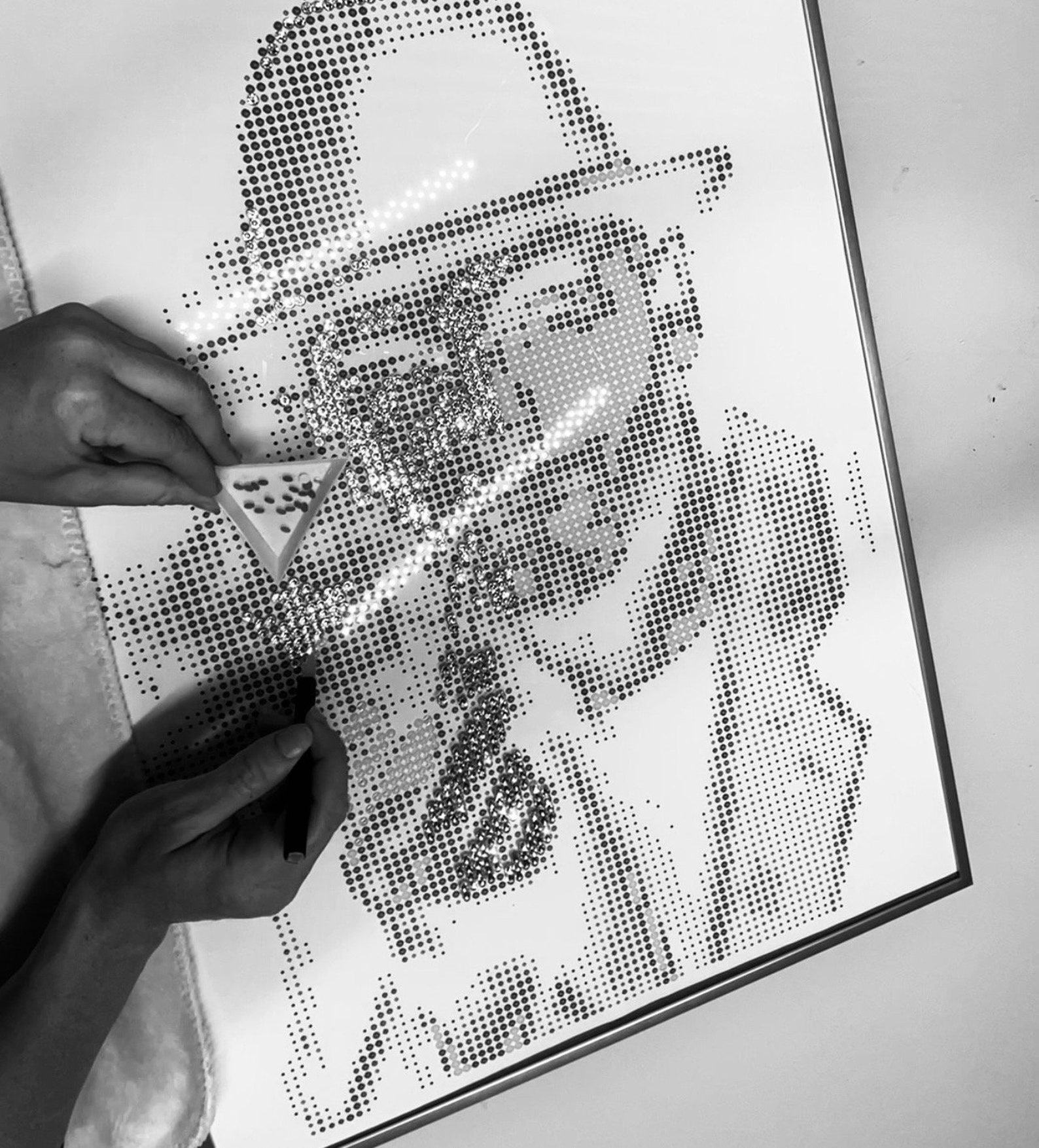 Drawing From Photo, Swarovski Portrait - Etsy