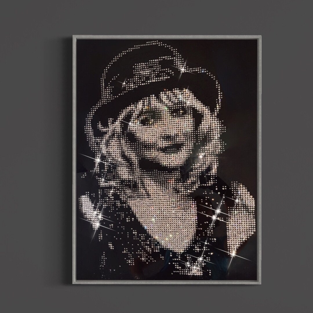 Drawing From Photo, Swarovski Portrait - Etsy
