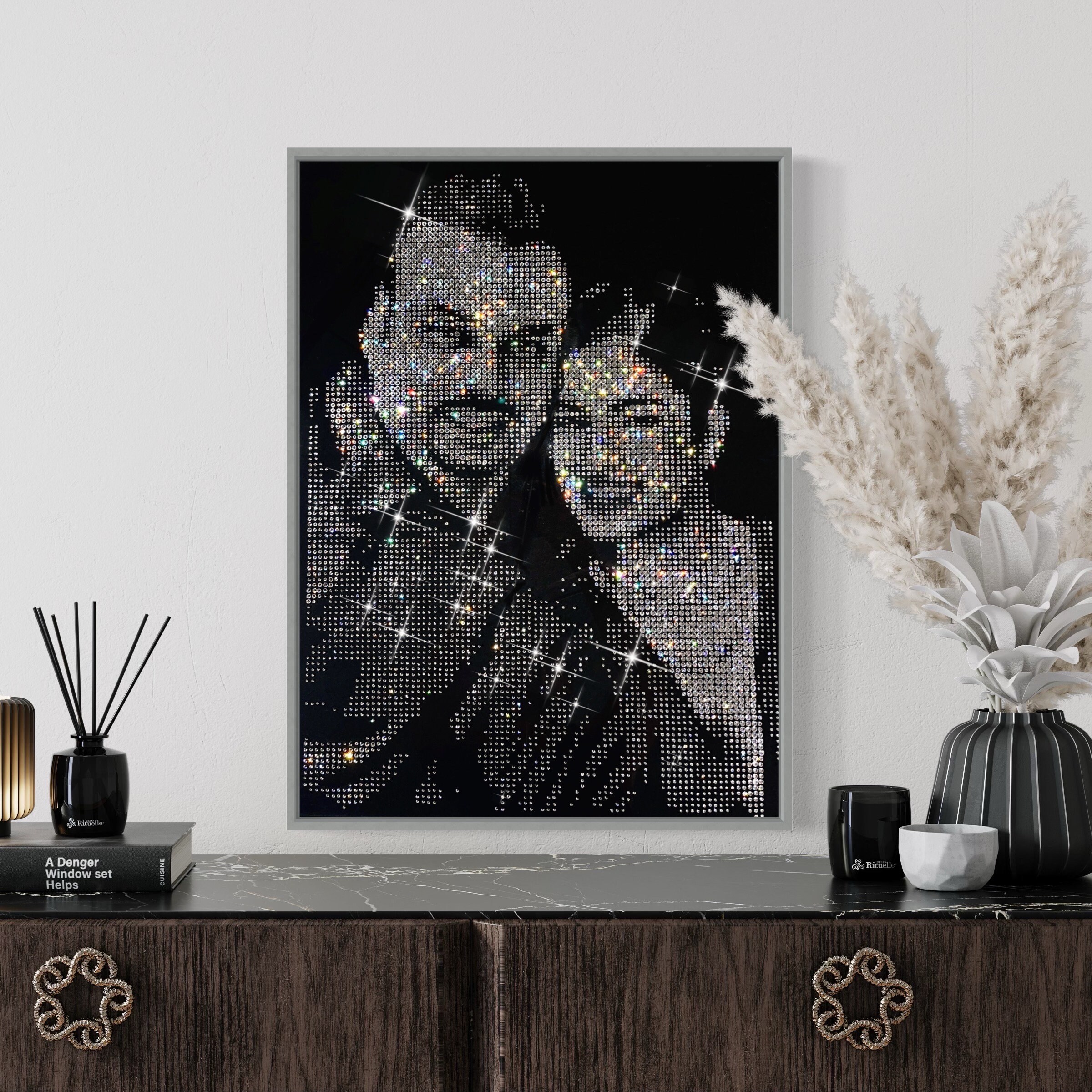 Drawing From Photo, Swarovski Portrait - Etsy