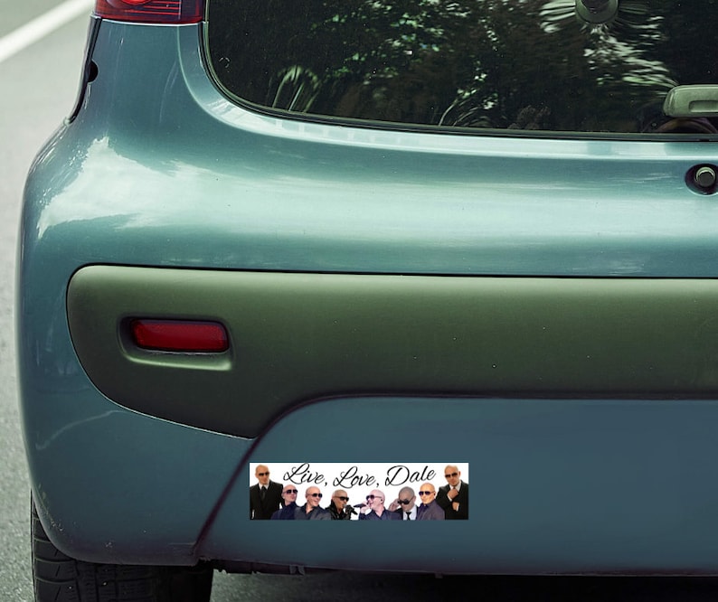 Pitbull Dale Bumper Sticker Live Love Laugh Sticker Mr. - Etsy
