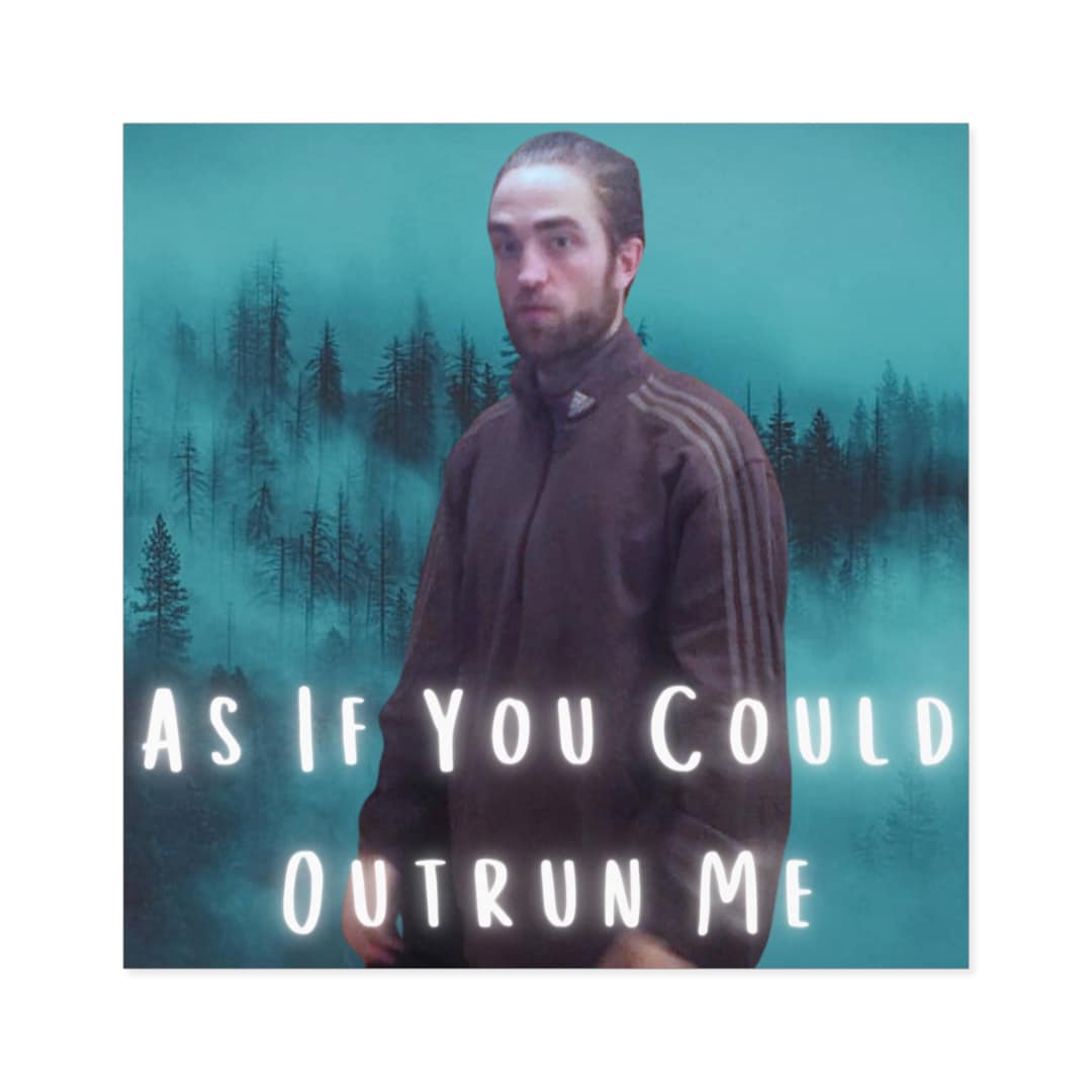 As If You Could Outrun Me Sticker, Twilight Bumper Sticker, Funny Bumper Sticker, Edward Cullen ...