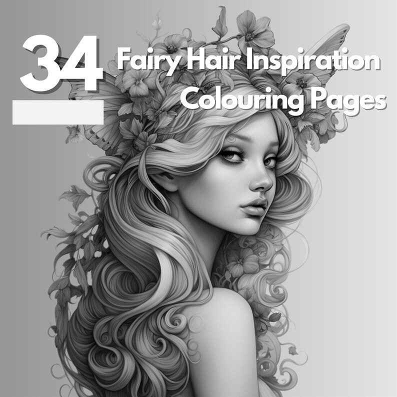 34 Fairy Hair Inspirations Romantic Hairstyle Beauty - Etsy