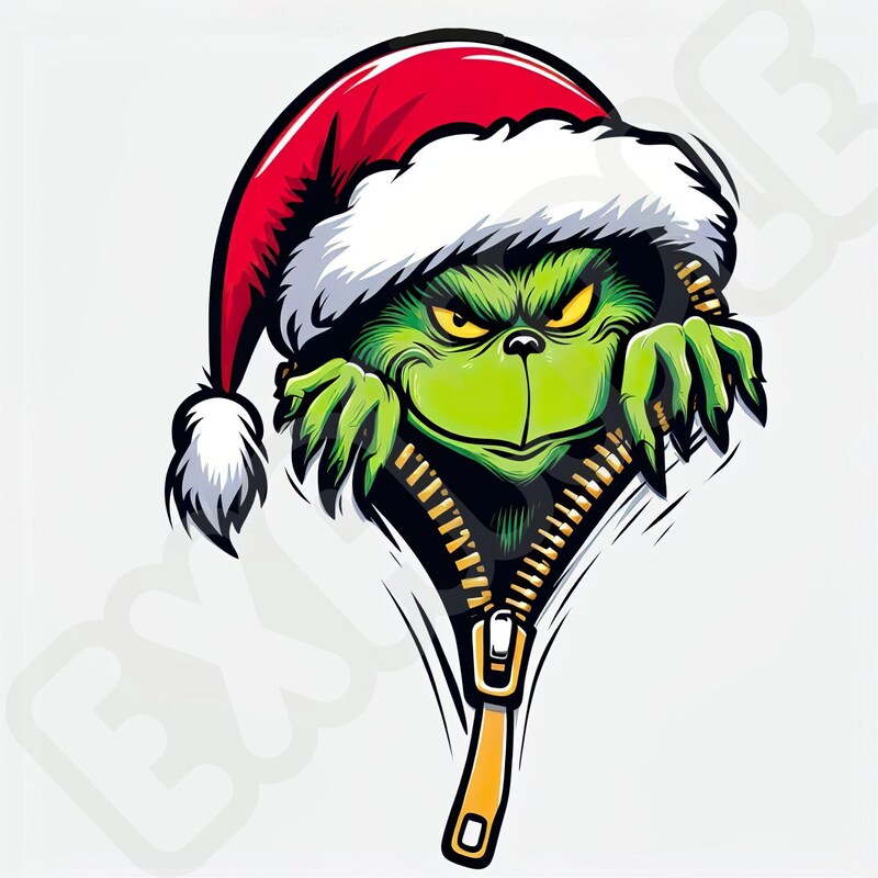 Grinch Peeker - Etsy