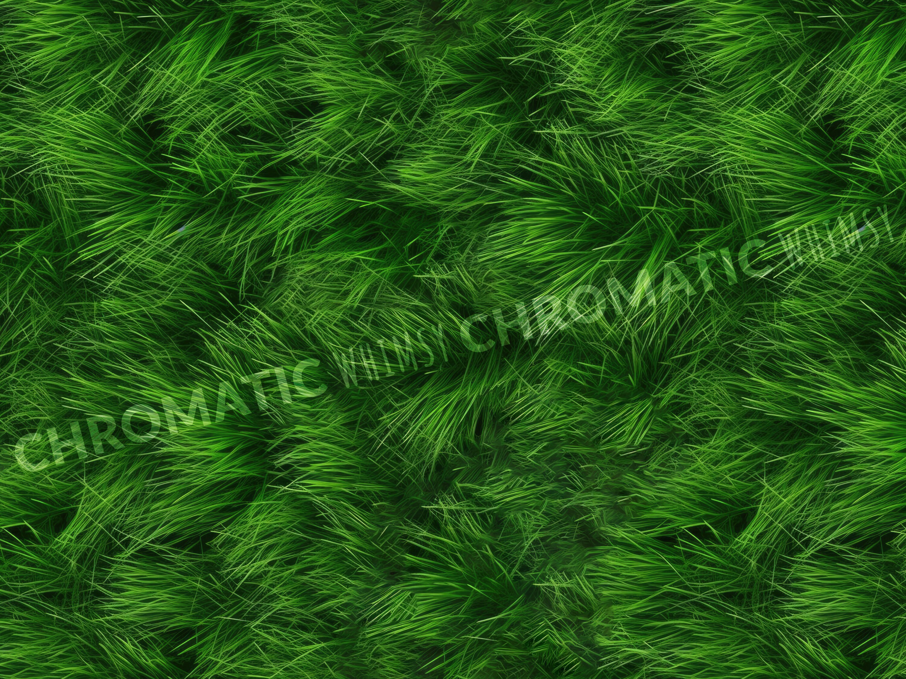 Realistic Grass Seamless Digital Paper - Repeat Pattern With Natural ...