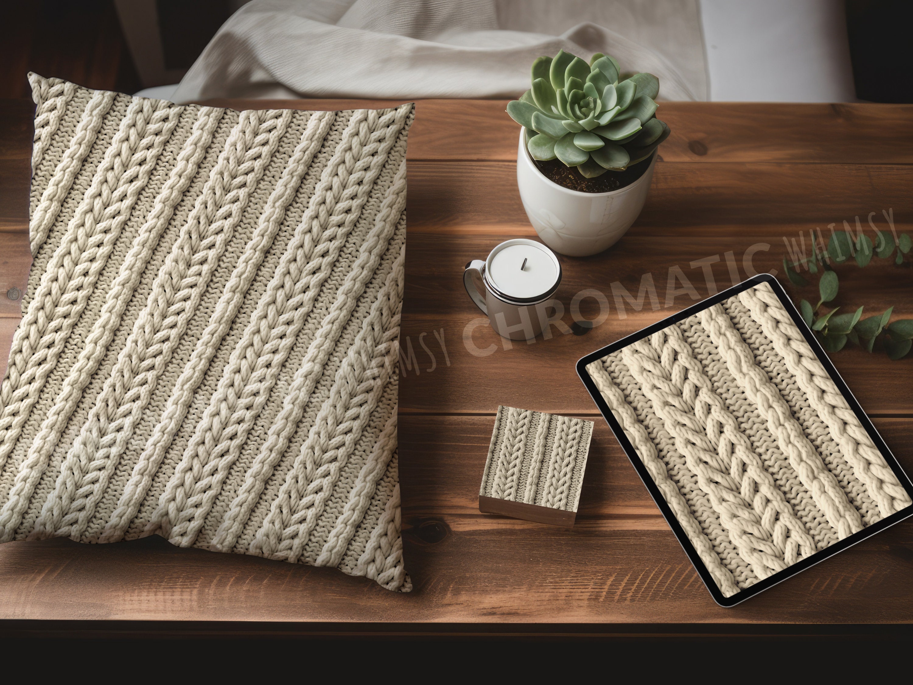 Fall Knit Sweater Texture Seamless Digital Paper - Repeat Pattern in ...