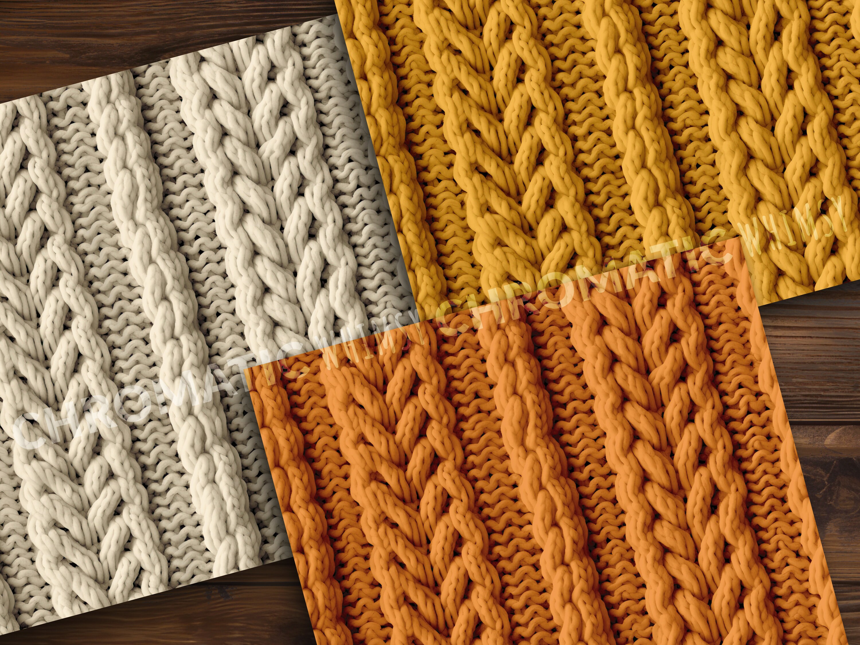 Fall Knit Sweater Texture Seamless Digital Paper Repeat Pattern in Cozy ...